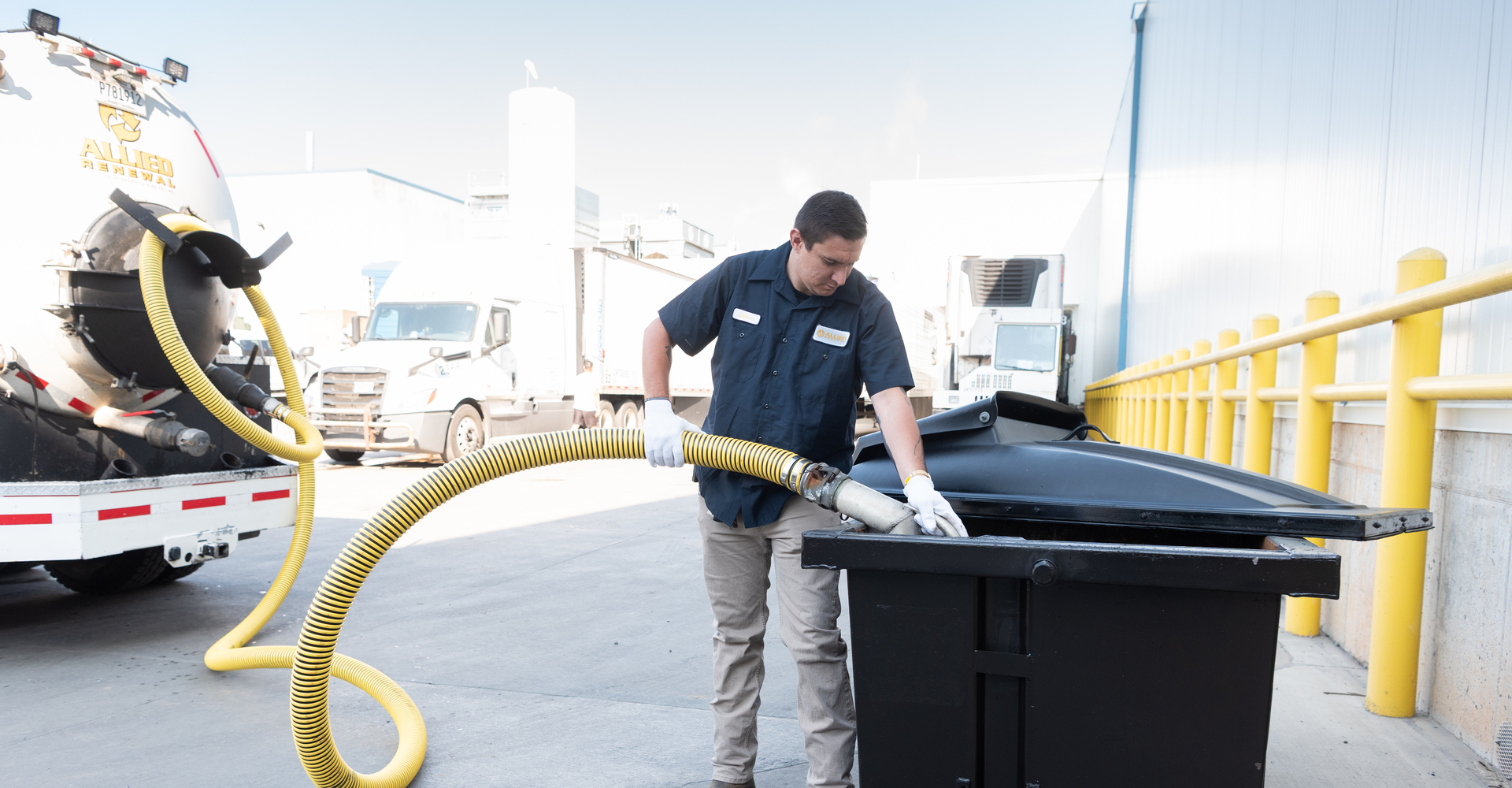 Request Commercial Used Cooking Oil Pick-up | Allied Renewal